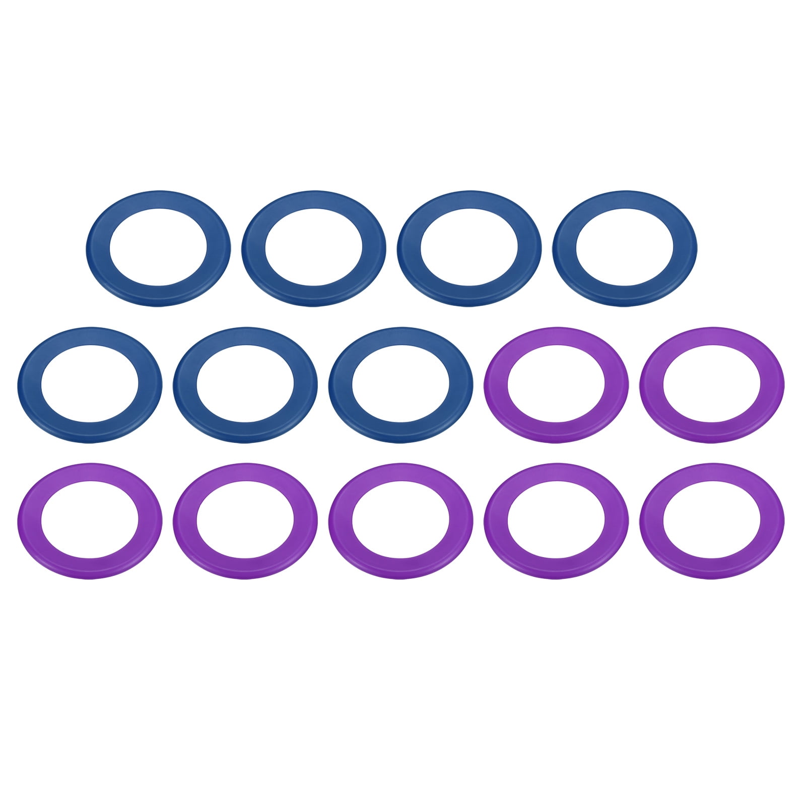 Uxcell Flying Rings, 14 Pack PP Plastic Flying Discs for Sports Outdoor ...