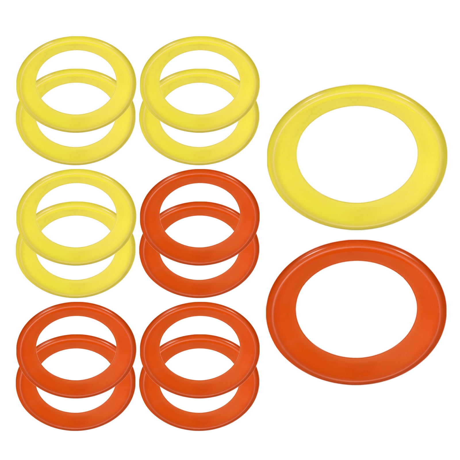 Uxcell Flying Rings, 14Pcs PP Plastic Flying Discs for Sports Outdoor ...