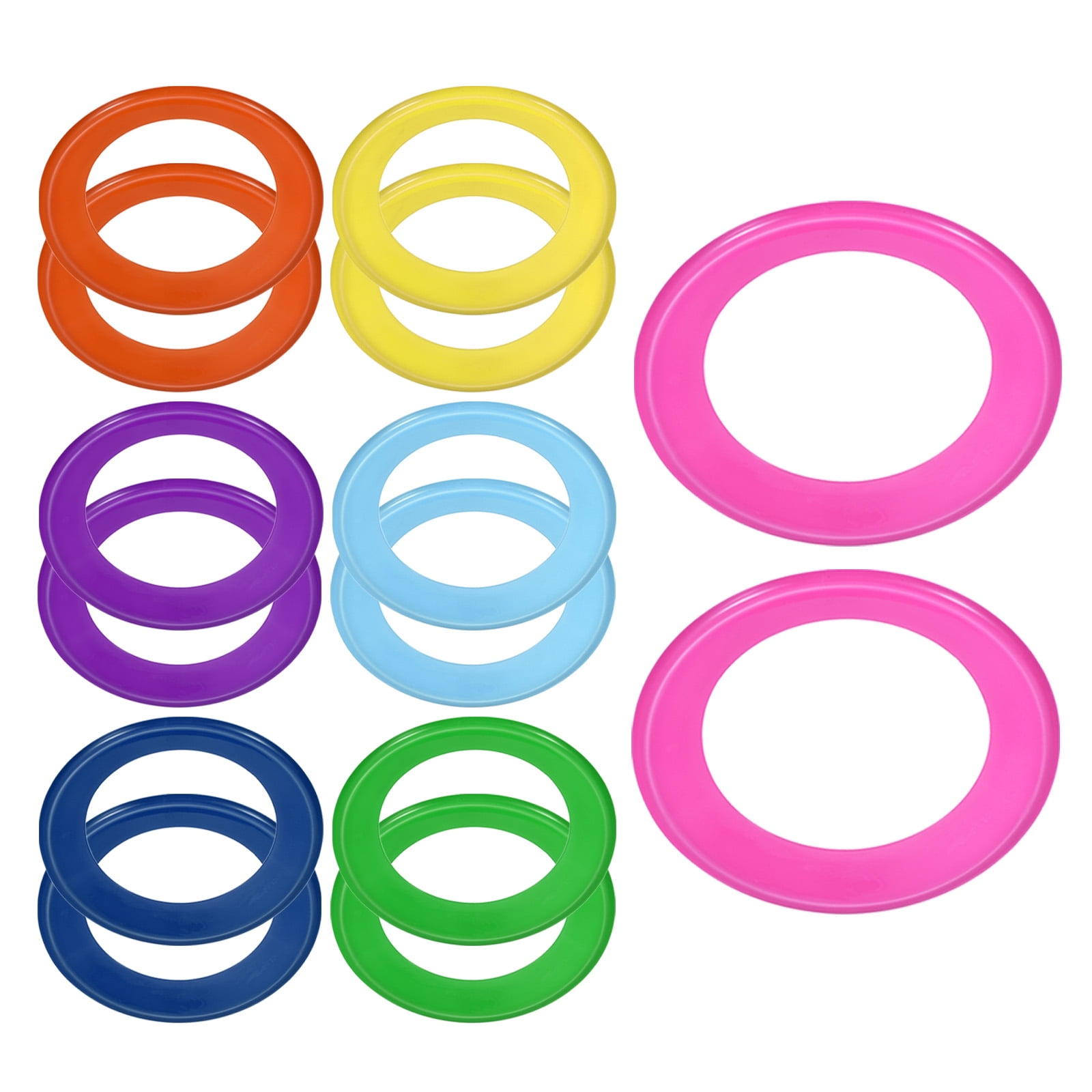 Uxcell Flying Rings, 14Pcs PP Plastic Flying Discs for Sports Outdoor ...