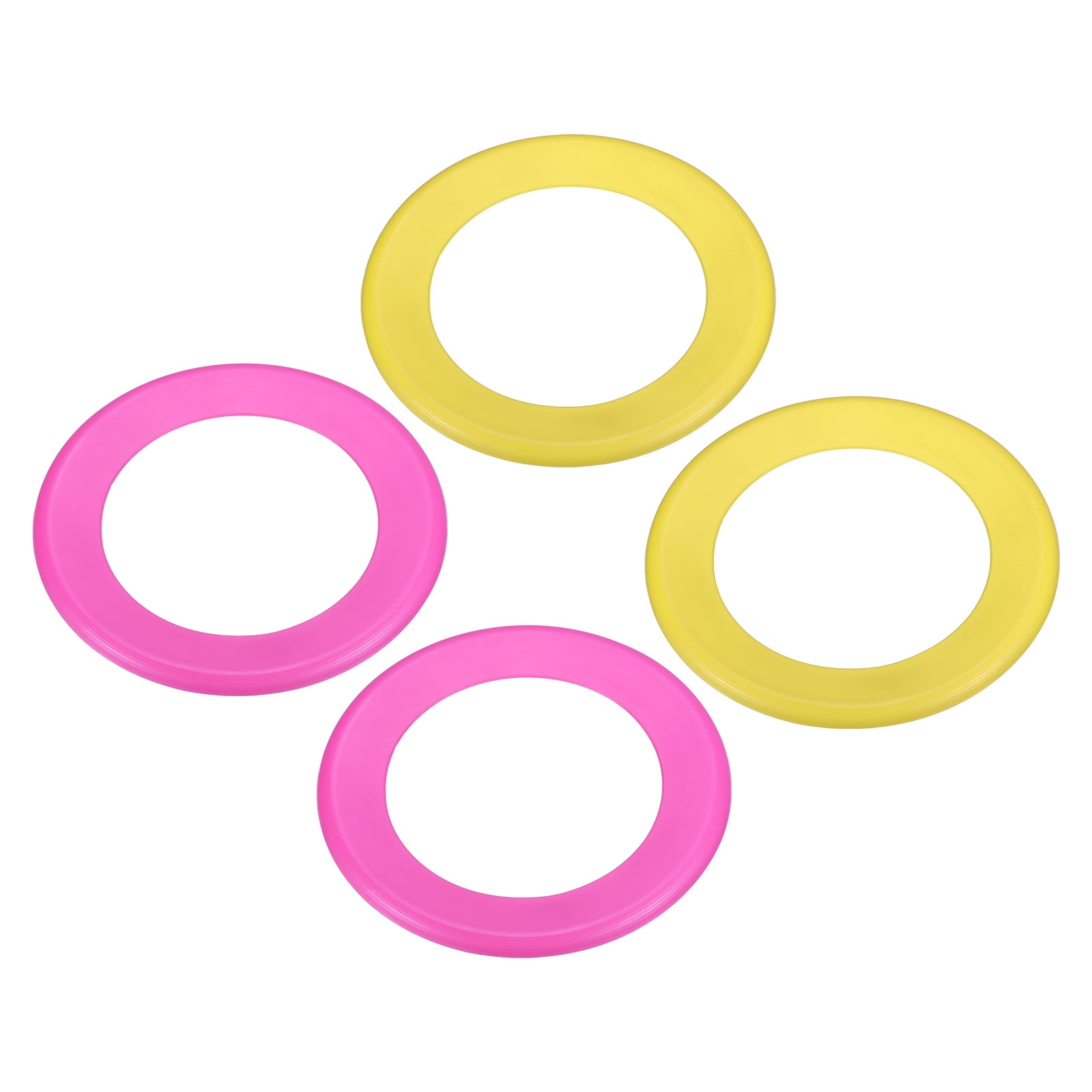 Uxcell Flying Rings, 4Pcs PP Plastic Flying Discs for Sports Outdoor ...