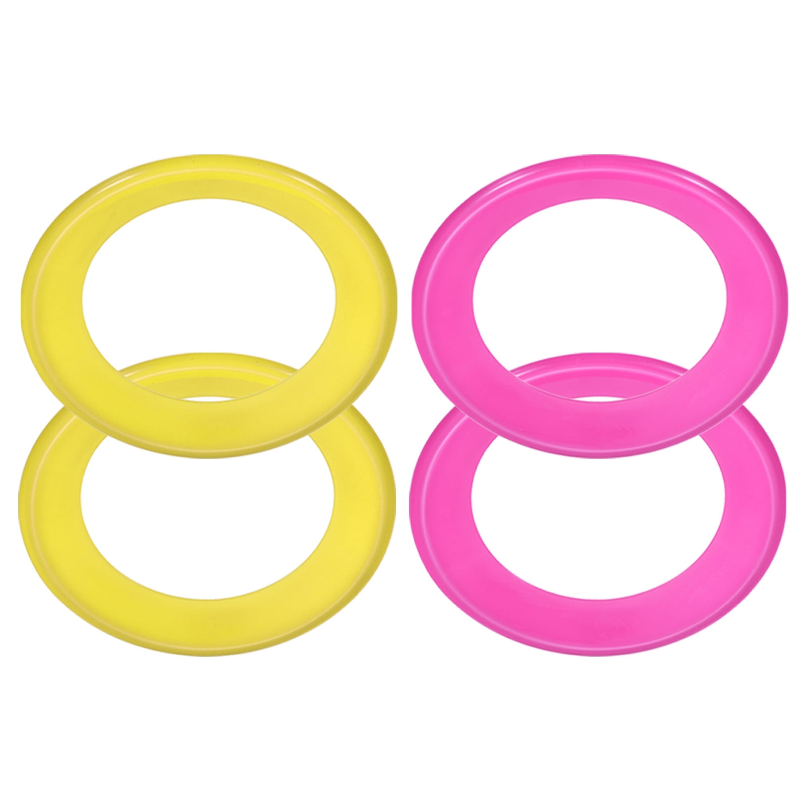 Uxcell Flying Rings, 4Pcs PP Plastic Flying Discs for Sports Outdoor ...