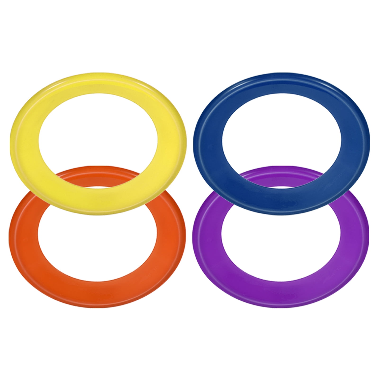 Uxcell Flying Rings, 4Pcs PP Plastic Flying Discs for Sports Outdoor ...