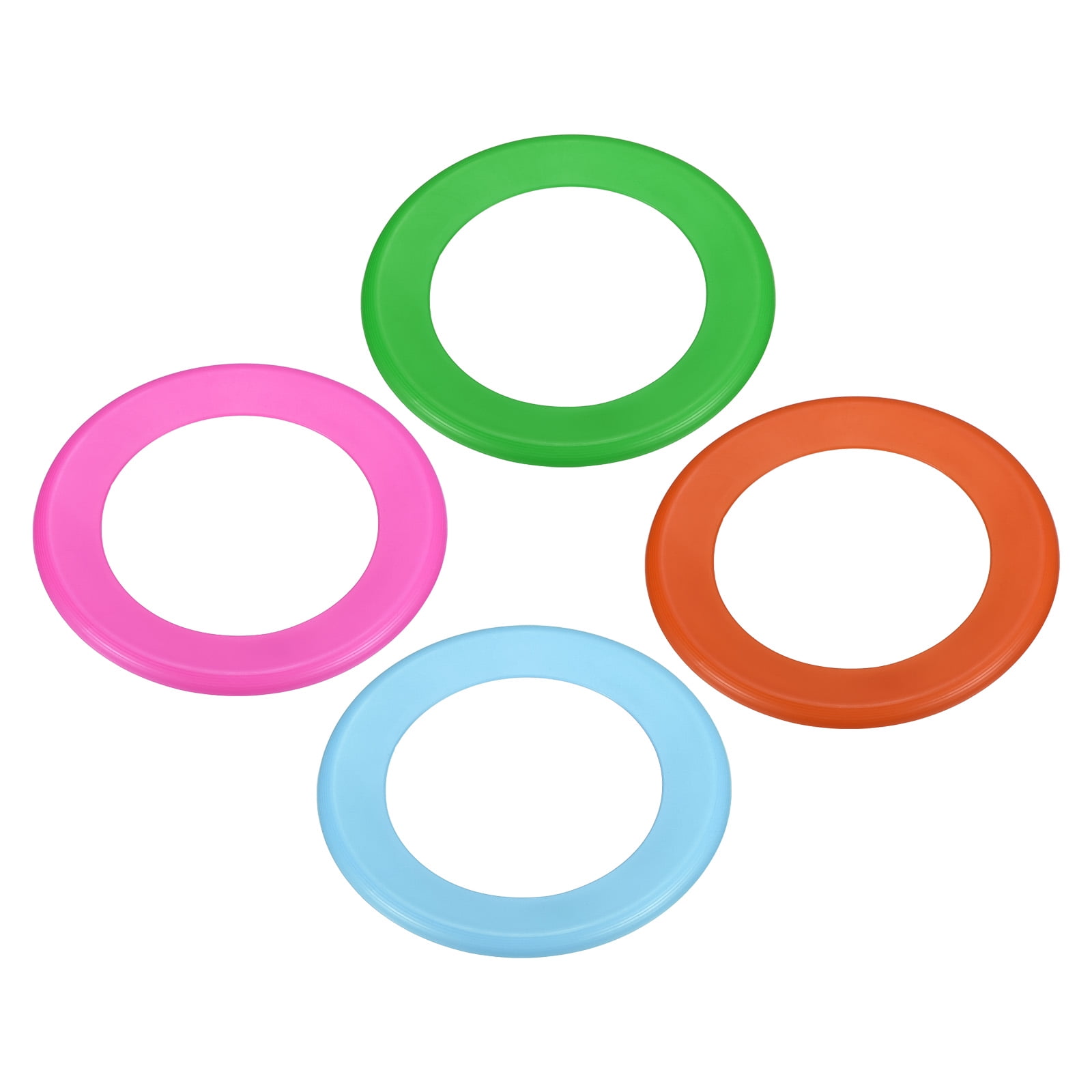 Uxcell Flying Rings, 4Pcs PP Plastic Flying Discs for Sports Outdoor ...