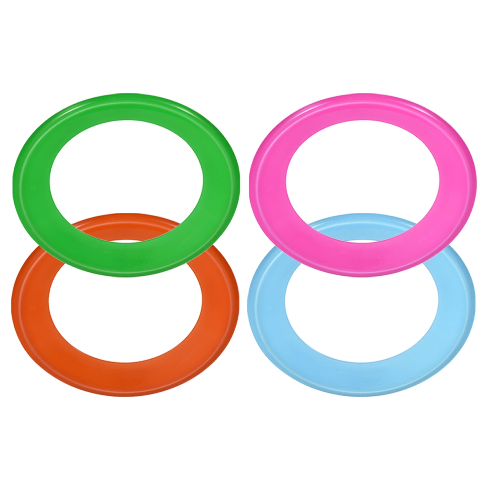Uxcell Flying Rings, 4Pcs PP Plastic Flying Discs for Sports Outdoor ...
