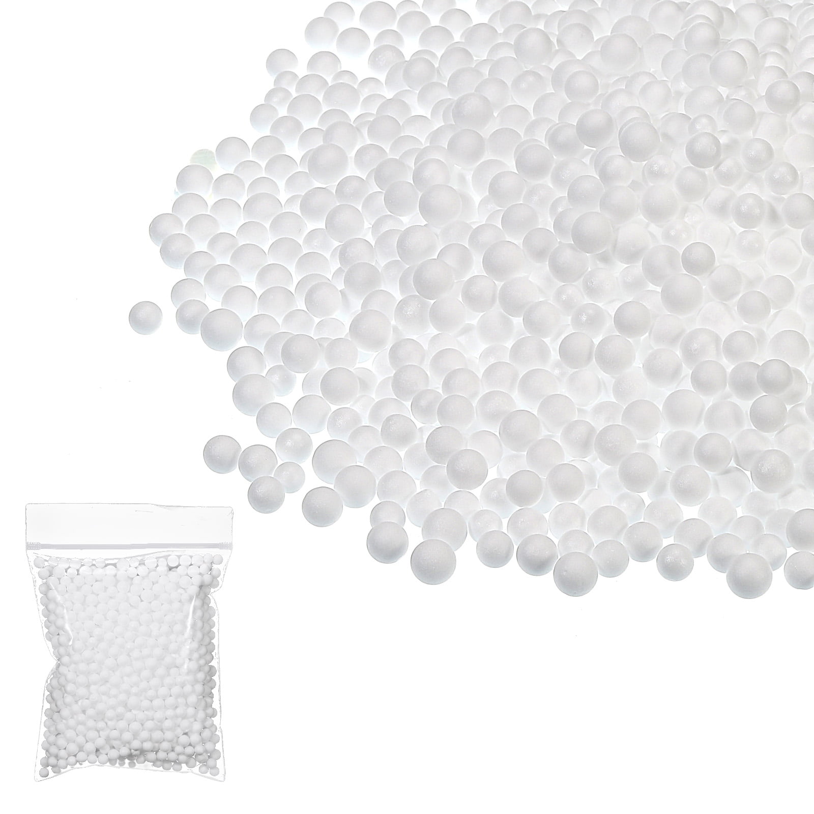 Uxcell Foam Beads, Foam Balls, Mini Small Foam Balls Polystyrene Beads ...