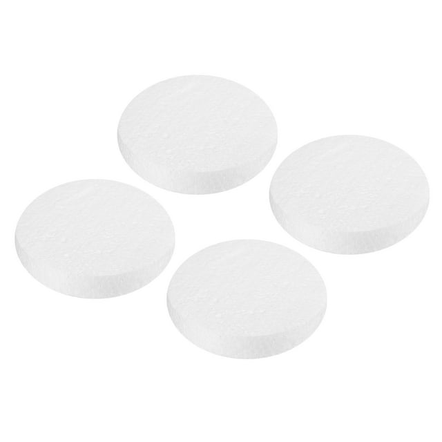 Uxcell Foam Circles for Crafts 3.94 x 0.79 Inch Polystyrene Round Foam ...