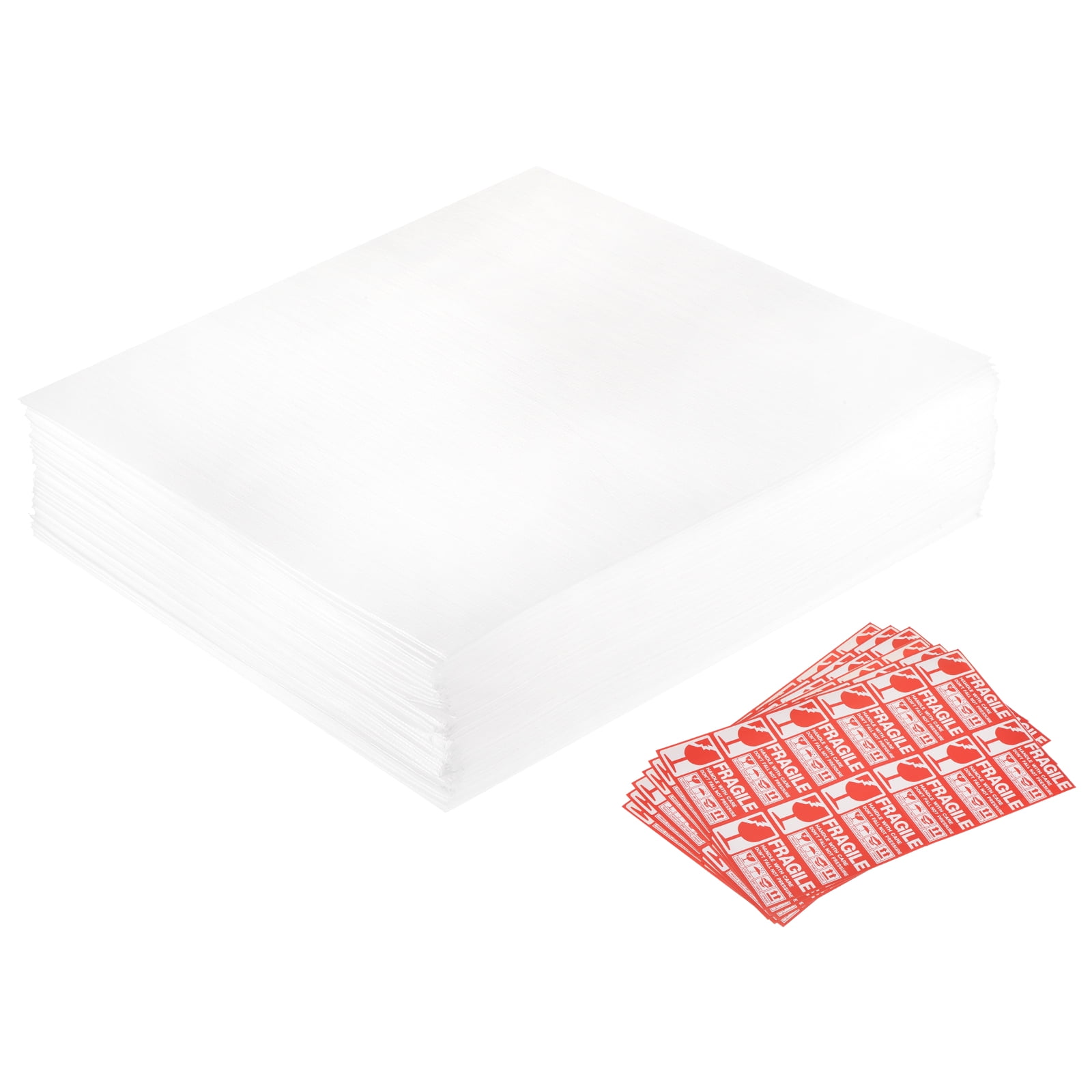 Uxcell Foam Packing Pouches, 100pcs 11.8x11.8 Inch Wrap Bubble Pouches ...