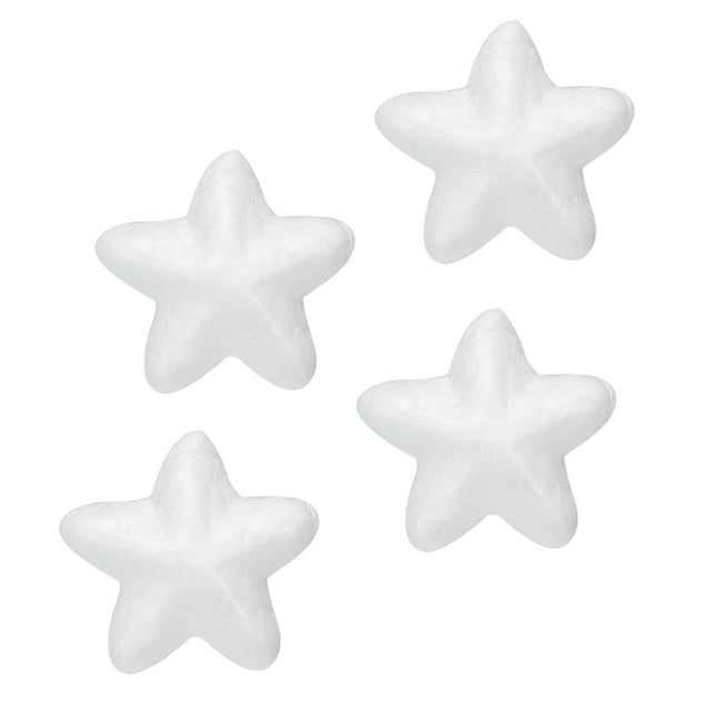 Uxcell Foam Stars for DIY Arts and Crafts 1.18 x 1.18 Inch Polystyrene ...