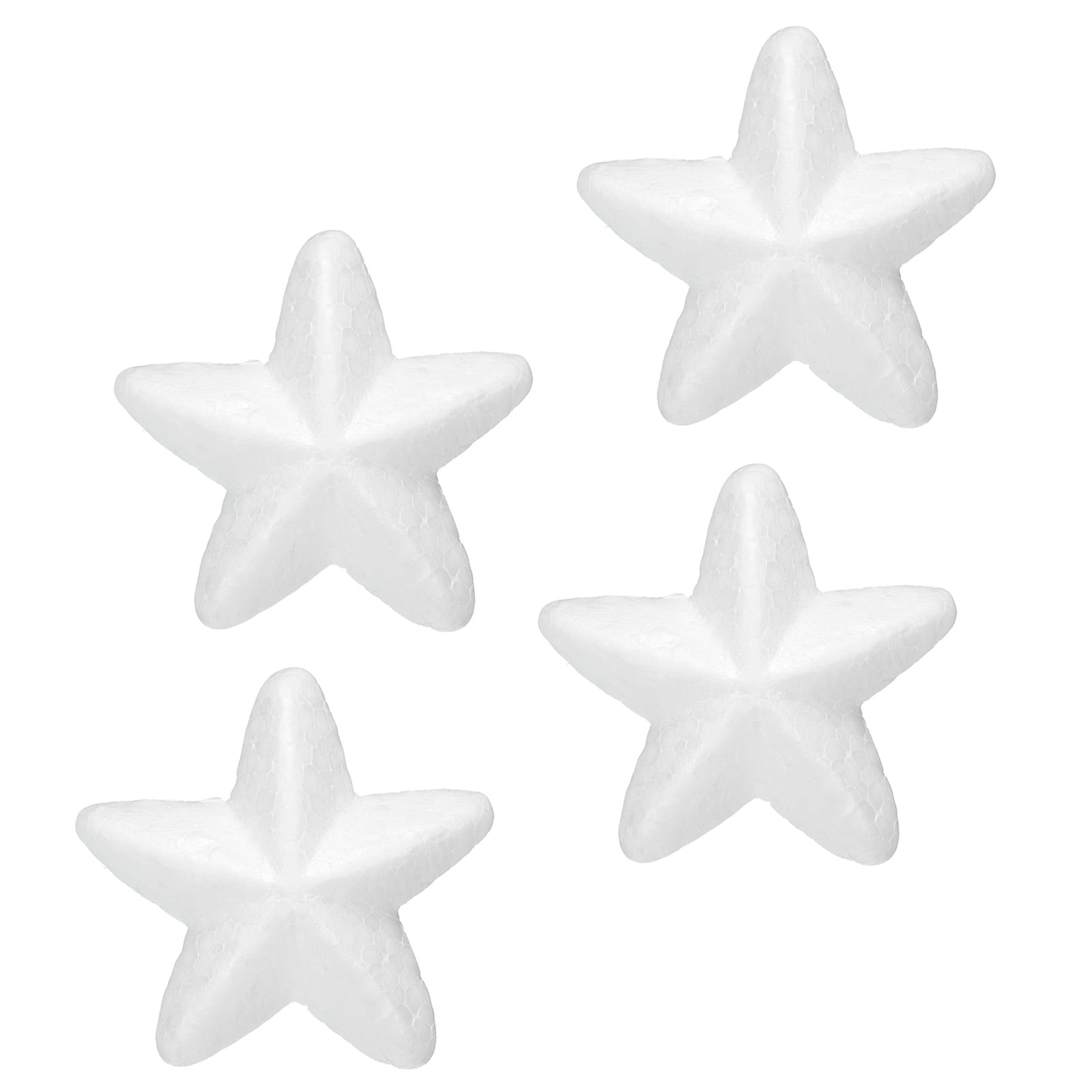 Uxcell Foam Stars for DIY Arts and Crafts 2.56 x 2.56 Inch Polystyrene ...