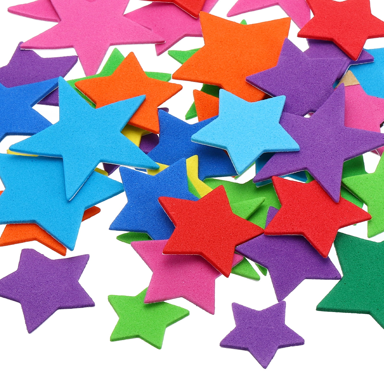 Uxcell Foam Stickers,4Pack 196Pcs EVA Self Adhesive Foam Shape Stickers ...