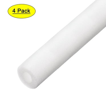 Uxcell Foam Tube 3.28 ft Length 1.18in ID 2.36in OD Hollow Polyethylene ...