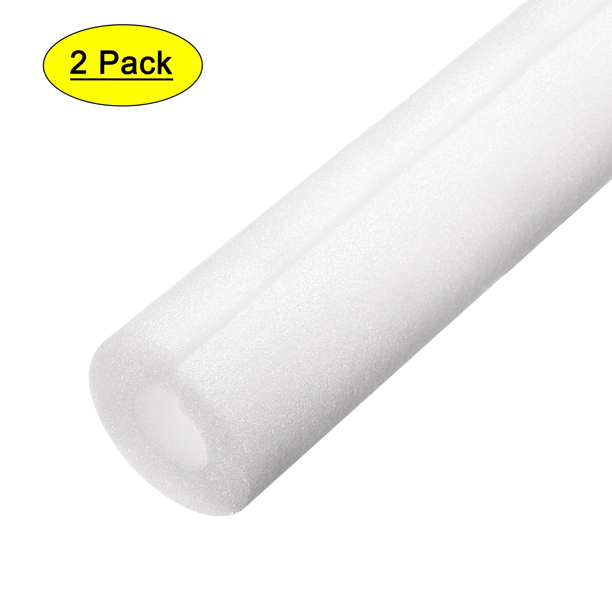 Uxcell Foam Tube 3.28 ft Length 1.18in ID 2.36in OD Hollow Polyethylene ...