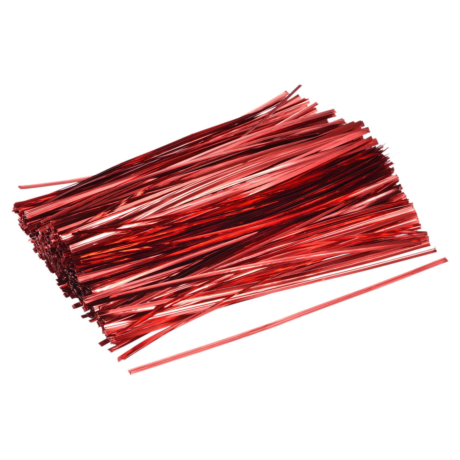 Uxcell Foil Twist Ties 8" Plastic Closure Tie for Tying Bread, Candy ...