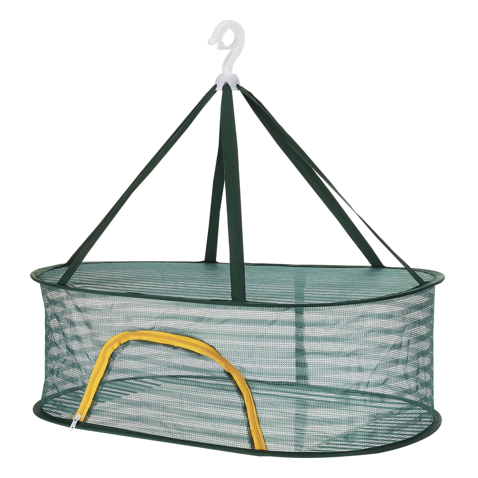 Uxcell Folded Mesh Clothes Hanging Dryer, 1-Tier Sweater Drying Rack ...