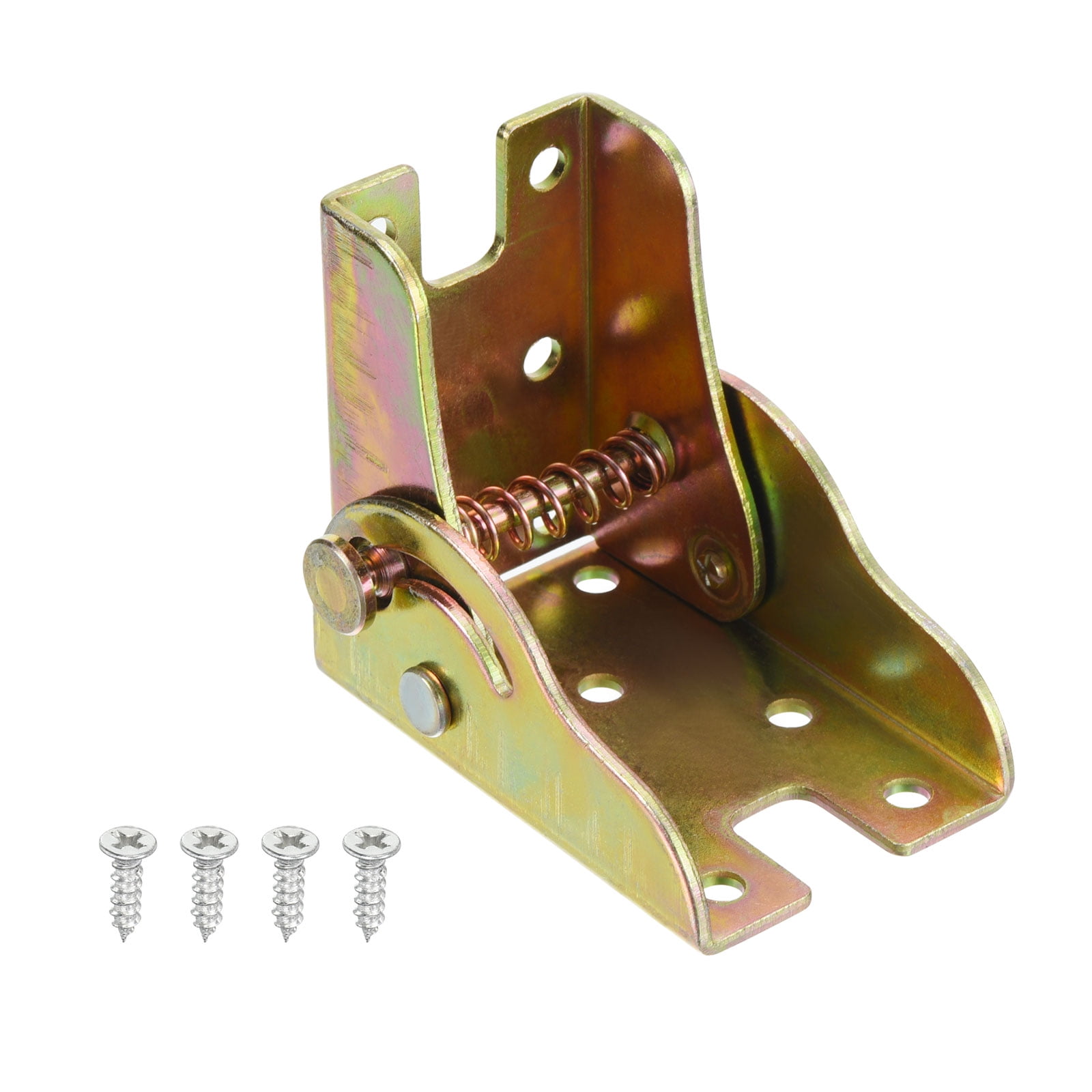 Uxcell Folding Hinge, 2.2" Height Metal Self Locking Rack Bracket with ...