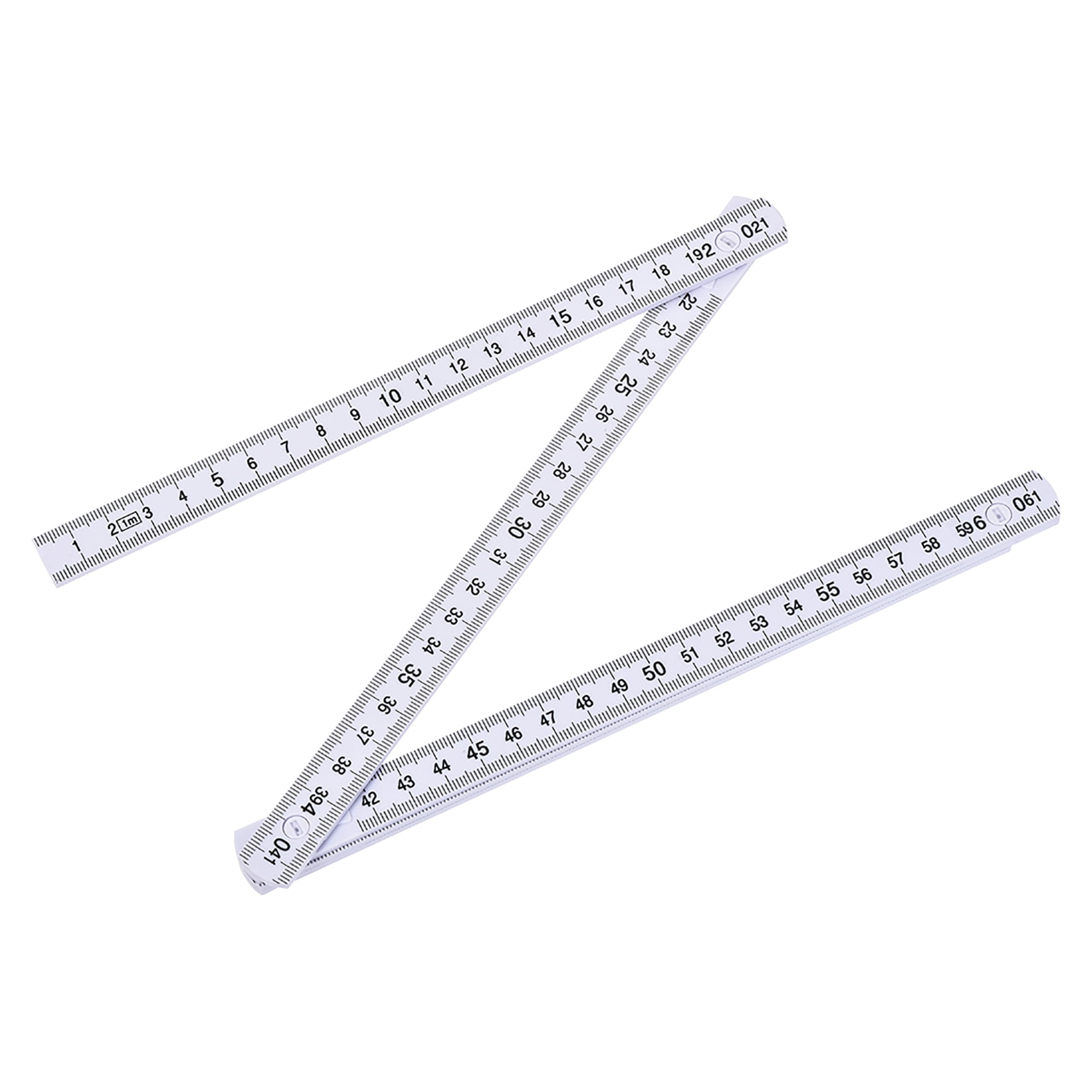Uxcell Folding Ruler 100cm/39.37" 5 Fold Metric Measuring Tool ABS for ...