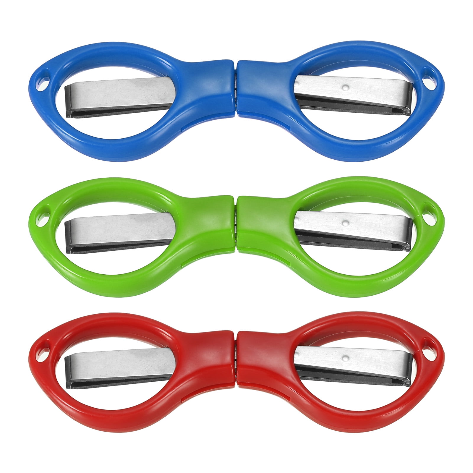 Uxcell Folding Scissors Portable Travel Mini Scissors Glasses-Shape ...
