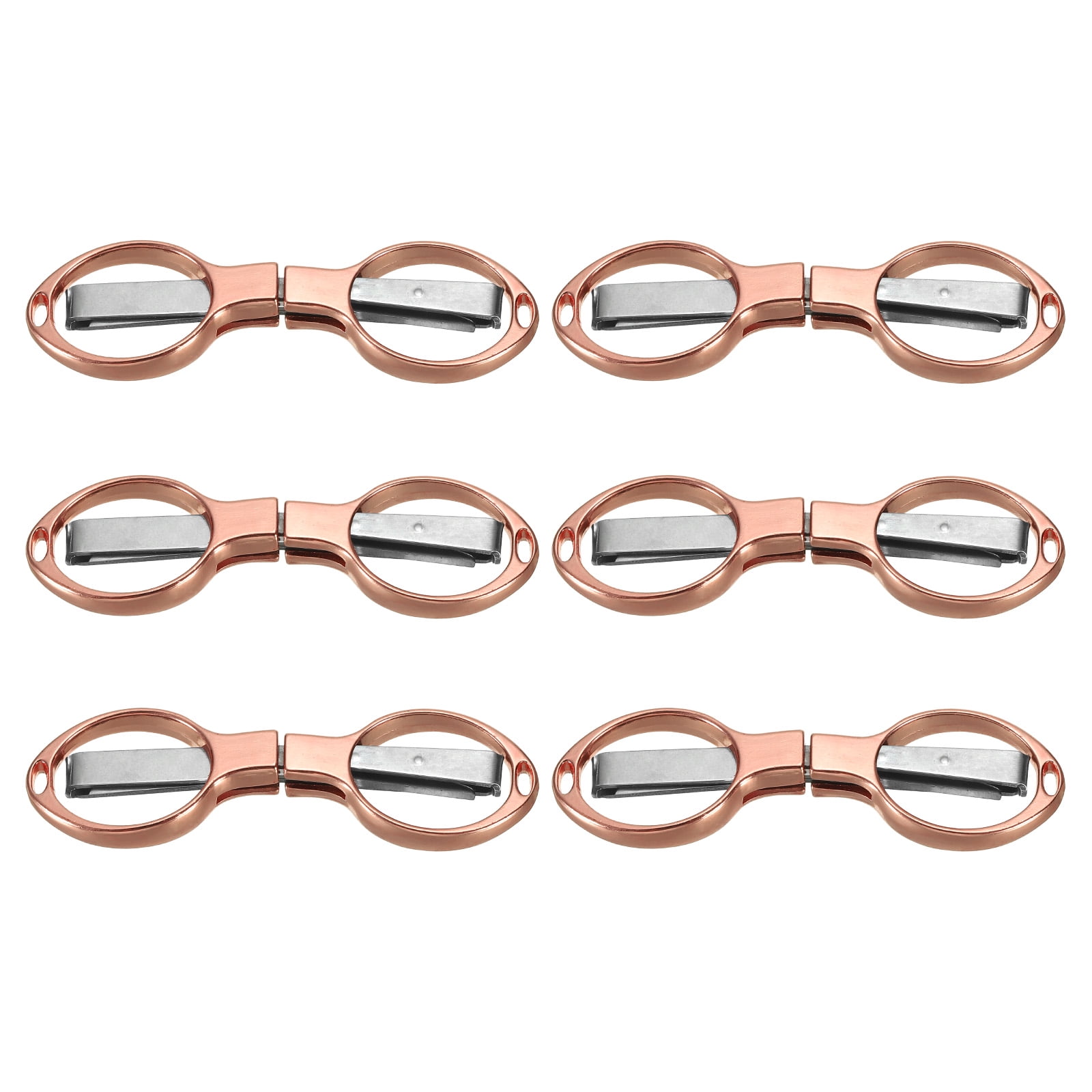 Uxcell Folding Scissors Portable Travel Mini Scissors Glasses-Shape ...