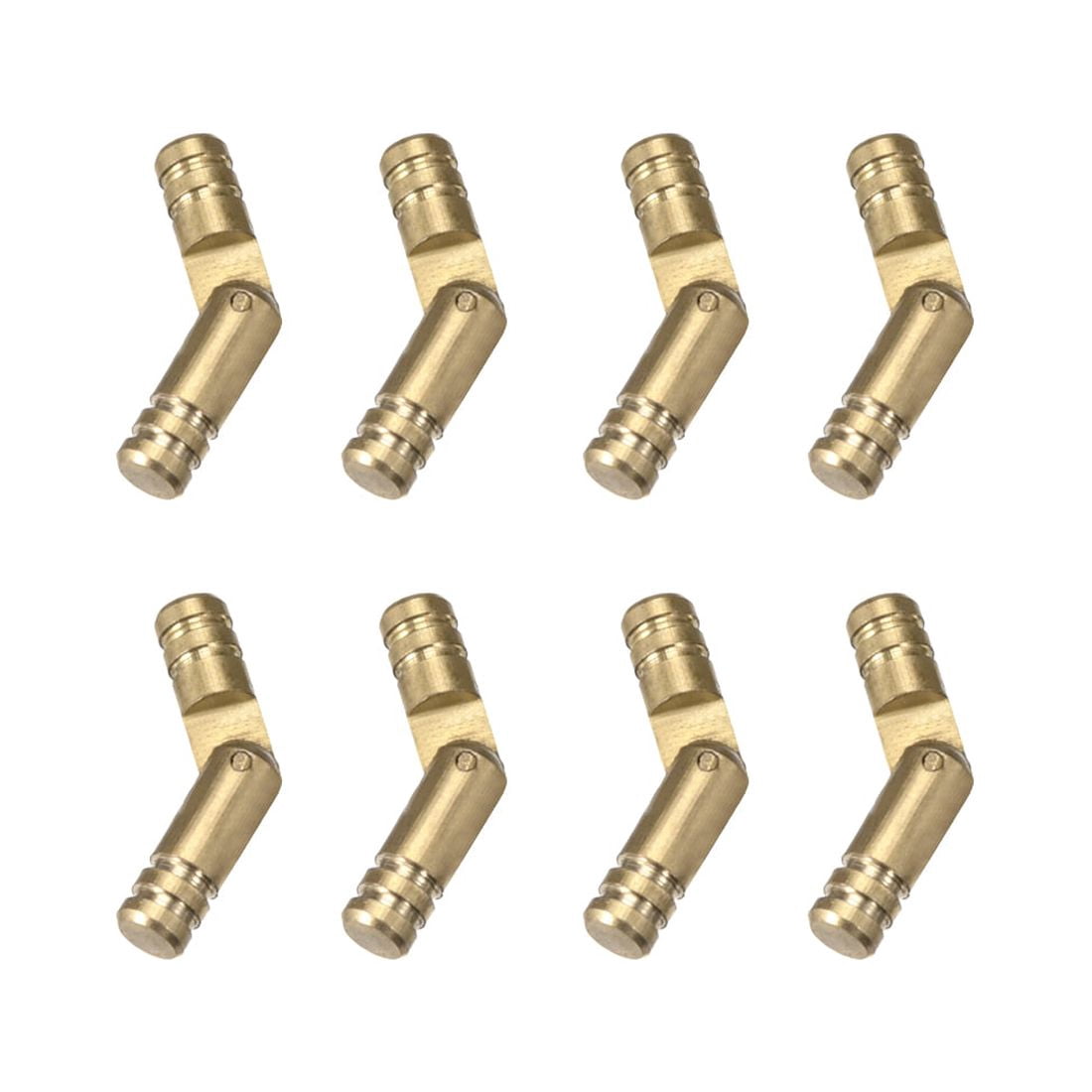 Uxcell Folding Support Hidden Concealed Cylinder Hinge Brass Tone 4mm x ...