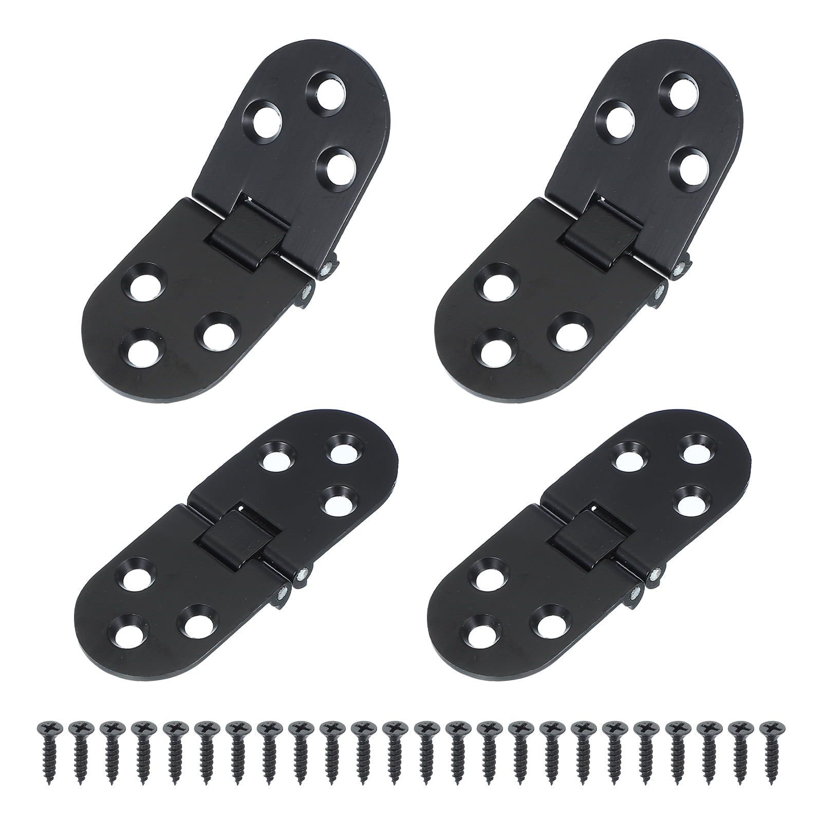 Uxcell Folding Table Flip Hinge, 180 Degree Butler Tray Hinges Heavy ...