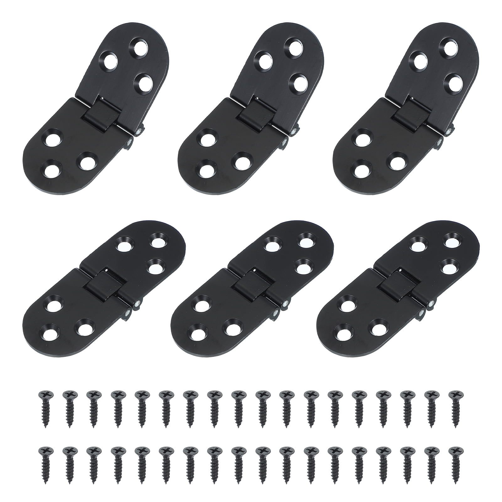 Uxcell Folding Table Flip Hinge, 180 Degree Butler Tray Hinges for ...