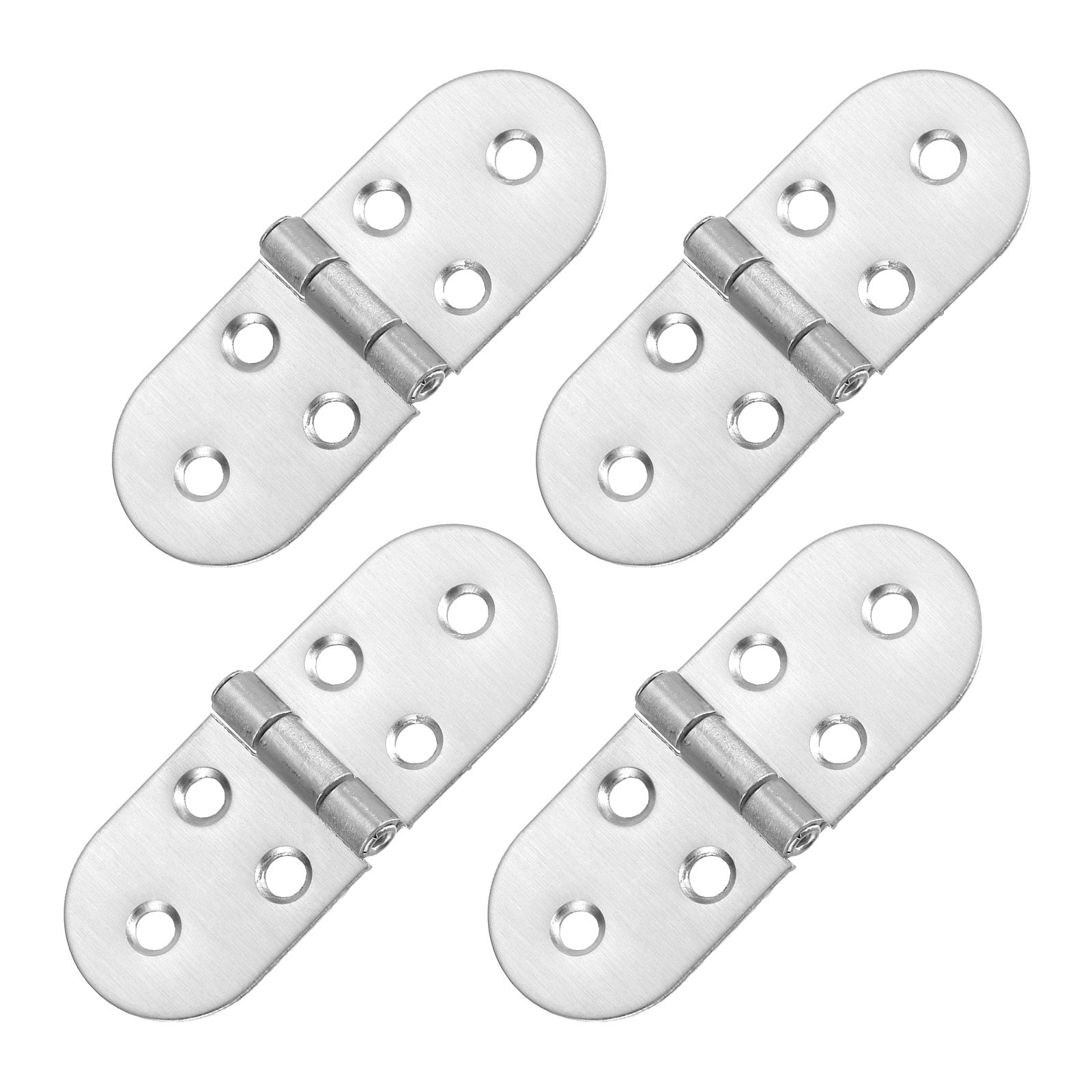 Uxcell Folding Table Hinge, 4Pack Stainless Steel 270 Degree Round Edge ...