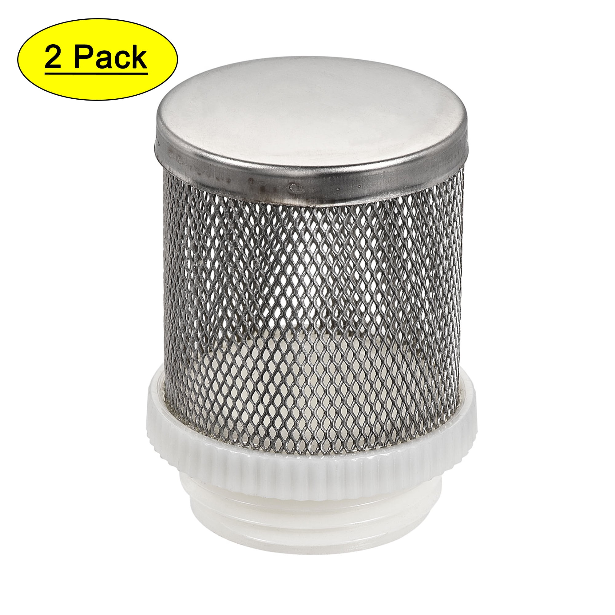 Uxcell Foot Valve Filter, 0.94" Inner Dia. G1 Male Thread Check Valves ...