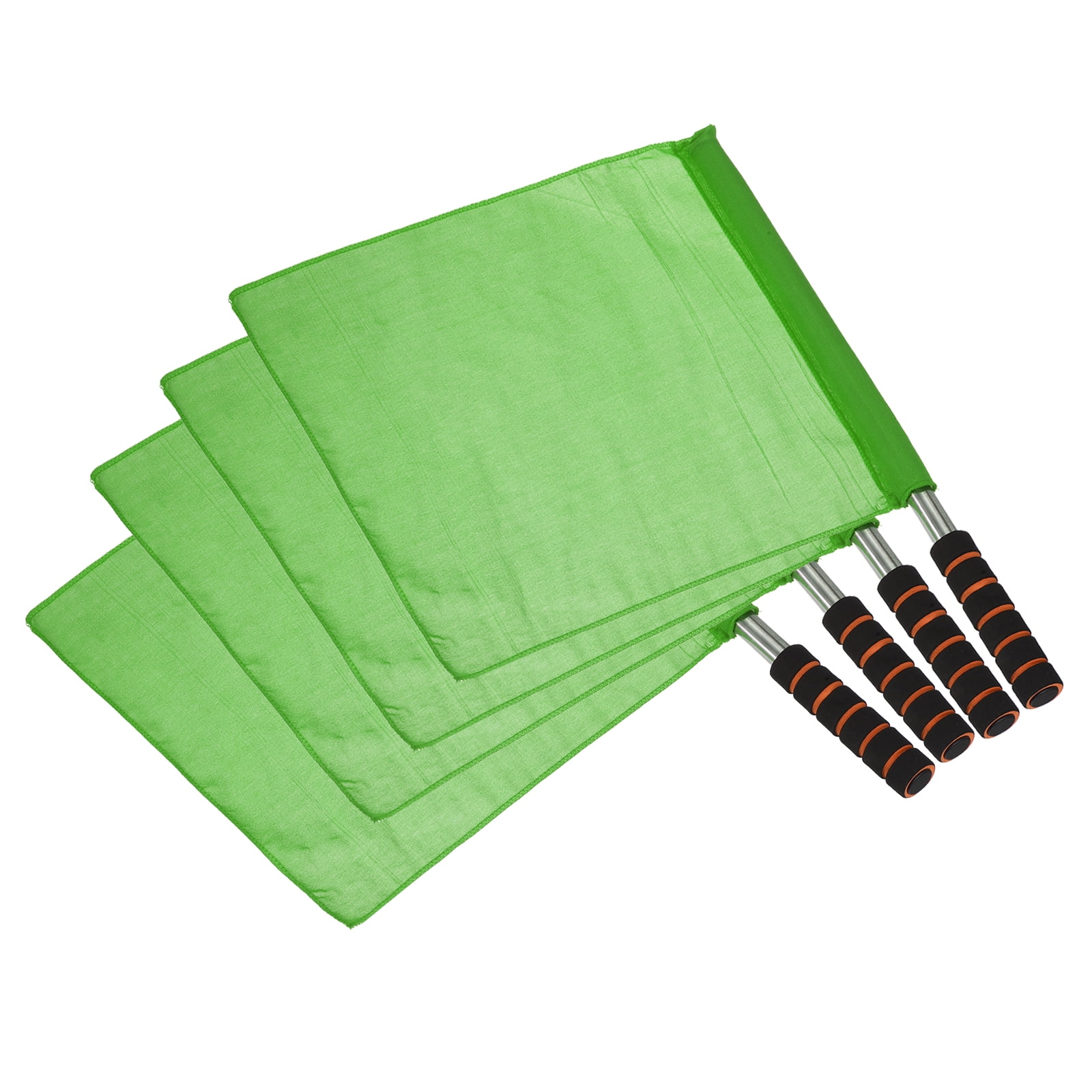 Uxcell Football Linesman Referee Flag Stainless Steel Pole Sponge Grip ...