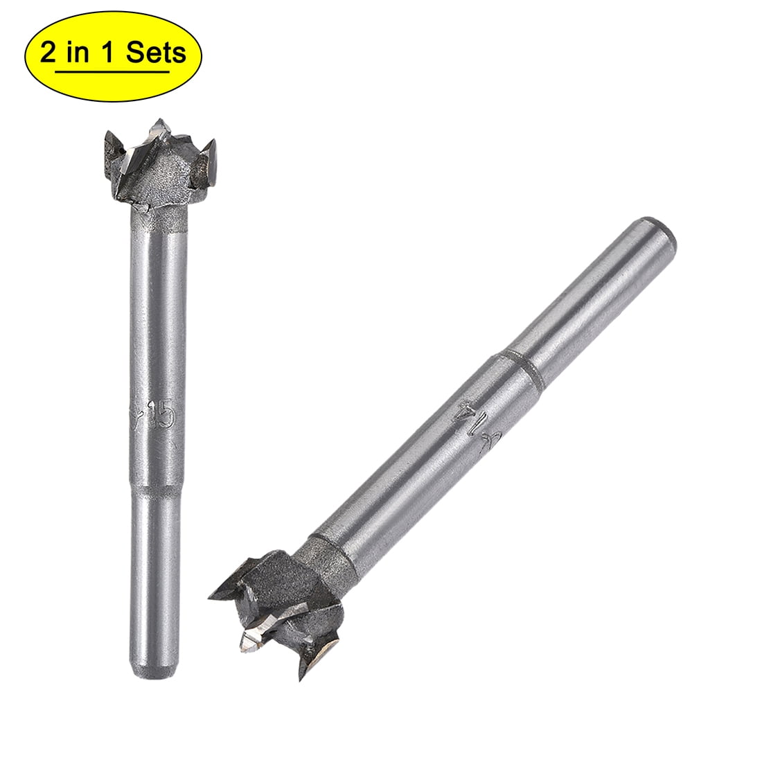 Uxcell Forstner Wood Boring Drill Bits Dia. Hole Saw Carbide Alloy ...