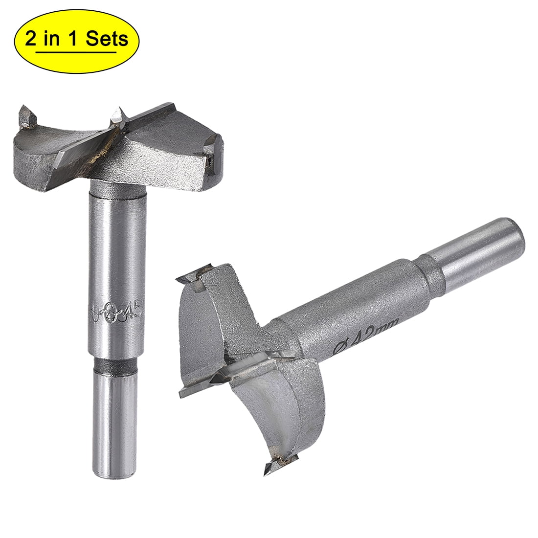 Uxcell Forstner Wood Boring Drill Bits Dia. Hole Saw Carbide Alloy ...