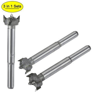 1-1/2 Inch Forstner Bit, BASYNOL Forstner Drill Bit for Wood by Round ...