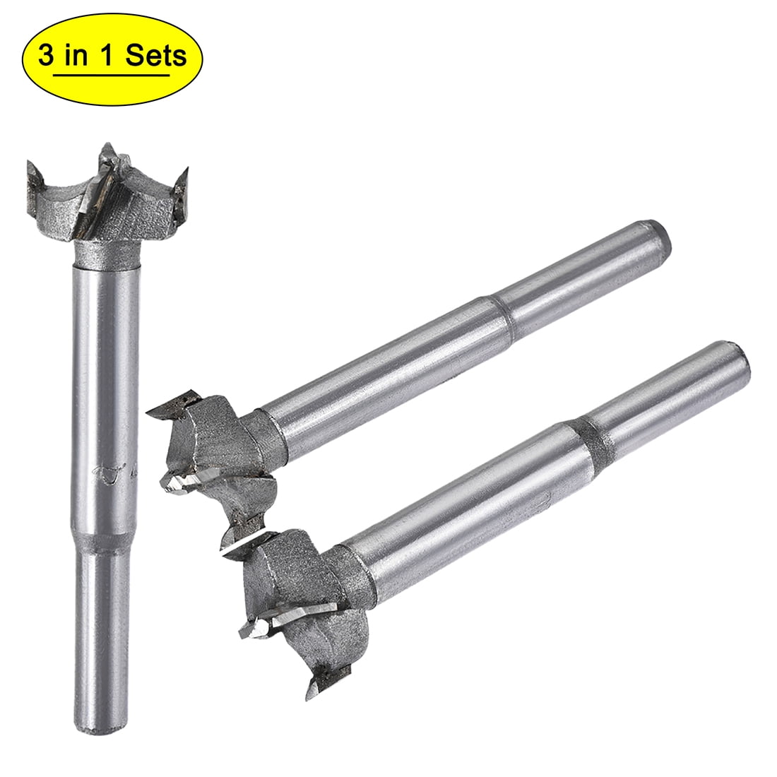 Uxcell Forstner Wood Boring Drill Bits Dia. Hole Saw Carbide Alloy ...