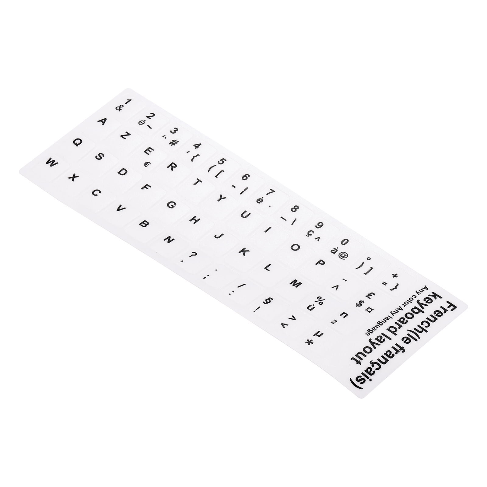 Uxcell French Keyboards Layout Stickers Computer Replacement Cover ...