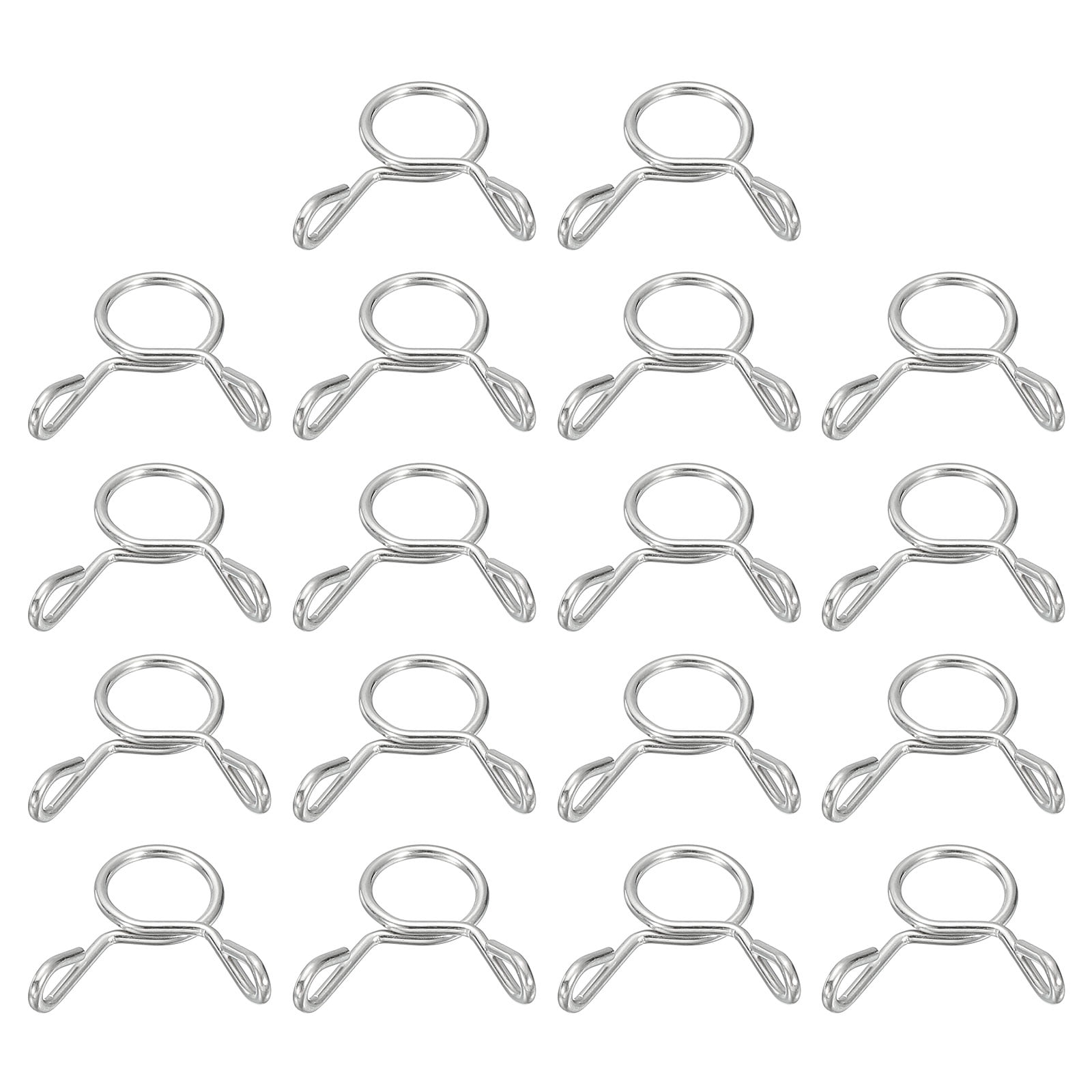Fuel Line Hose Clips, 30Pcs 7mm ID 8.3mm Max. ID 304 Stainless Steel ...
