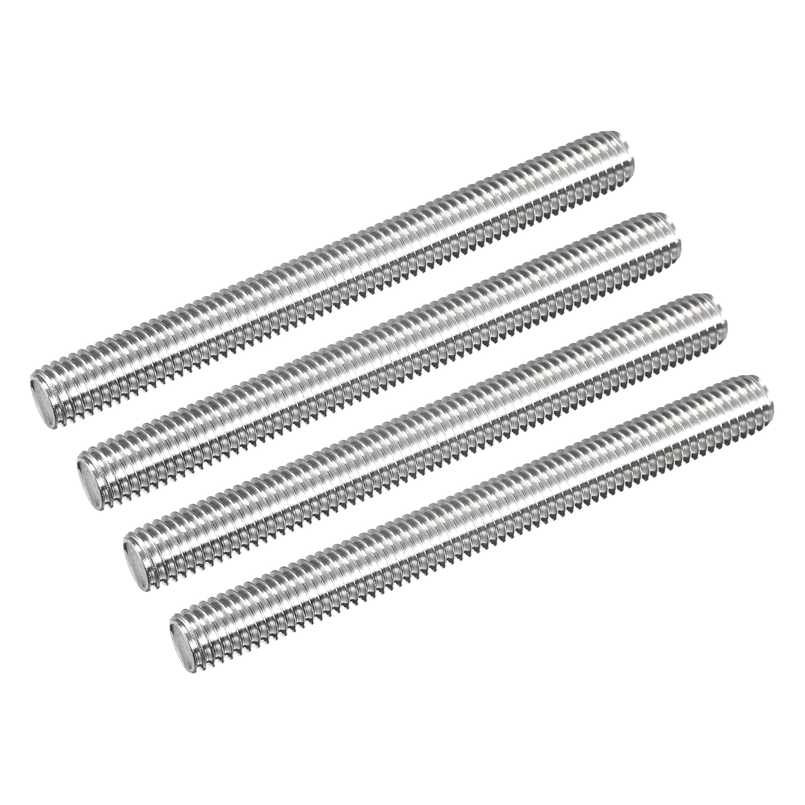 Uxcell Fully Threaded Rod M10 x 100mm 1.5mm Thread Pitch 304 Stainless ...