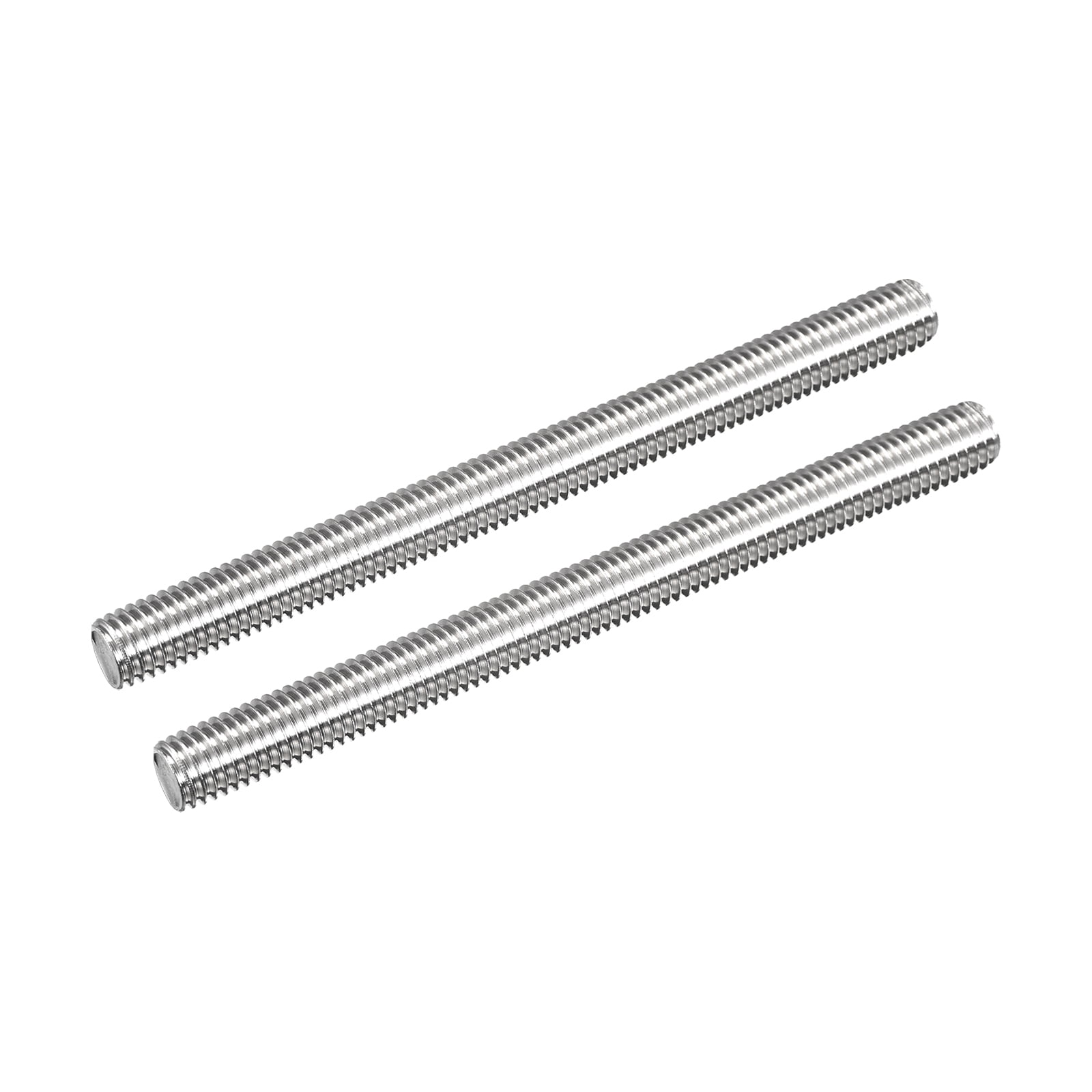 Uxcell Fully Threaded Rod M10 x 120mm 1.5mm Thread Pitch 304 Stainless Steel Right Hand Threaded ...