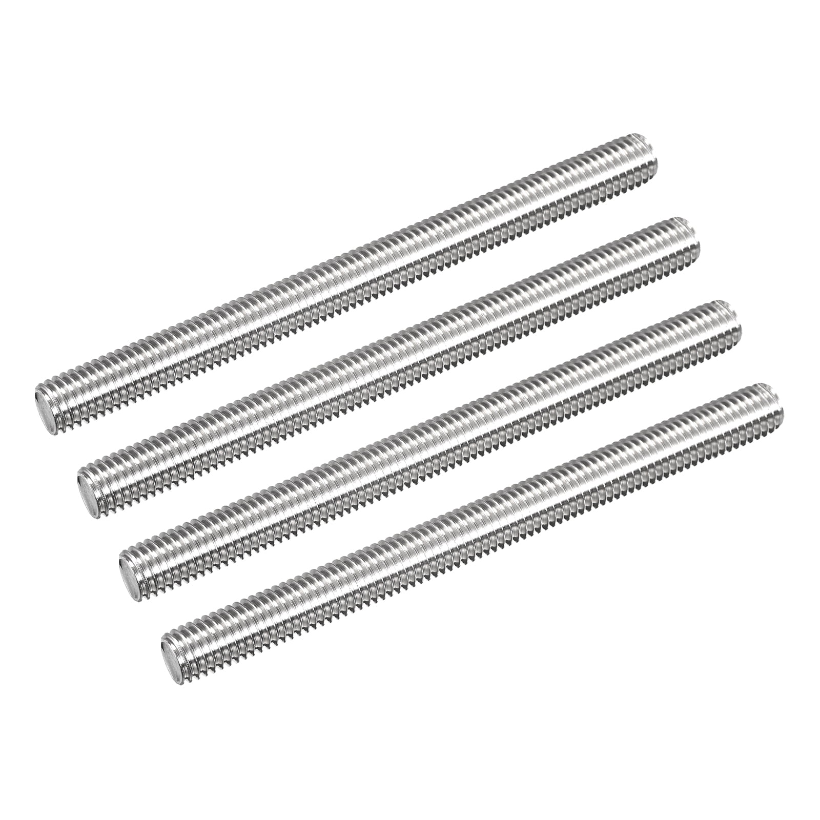 Uxcell Fully Threaded Rod M10 x 120mm 1.5mm Thread Pitch 304 Stainless ...