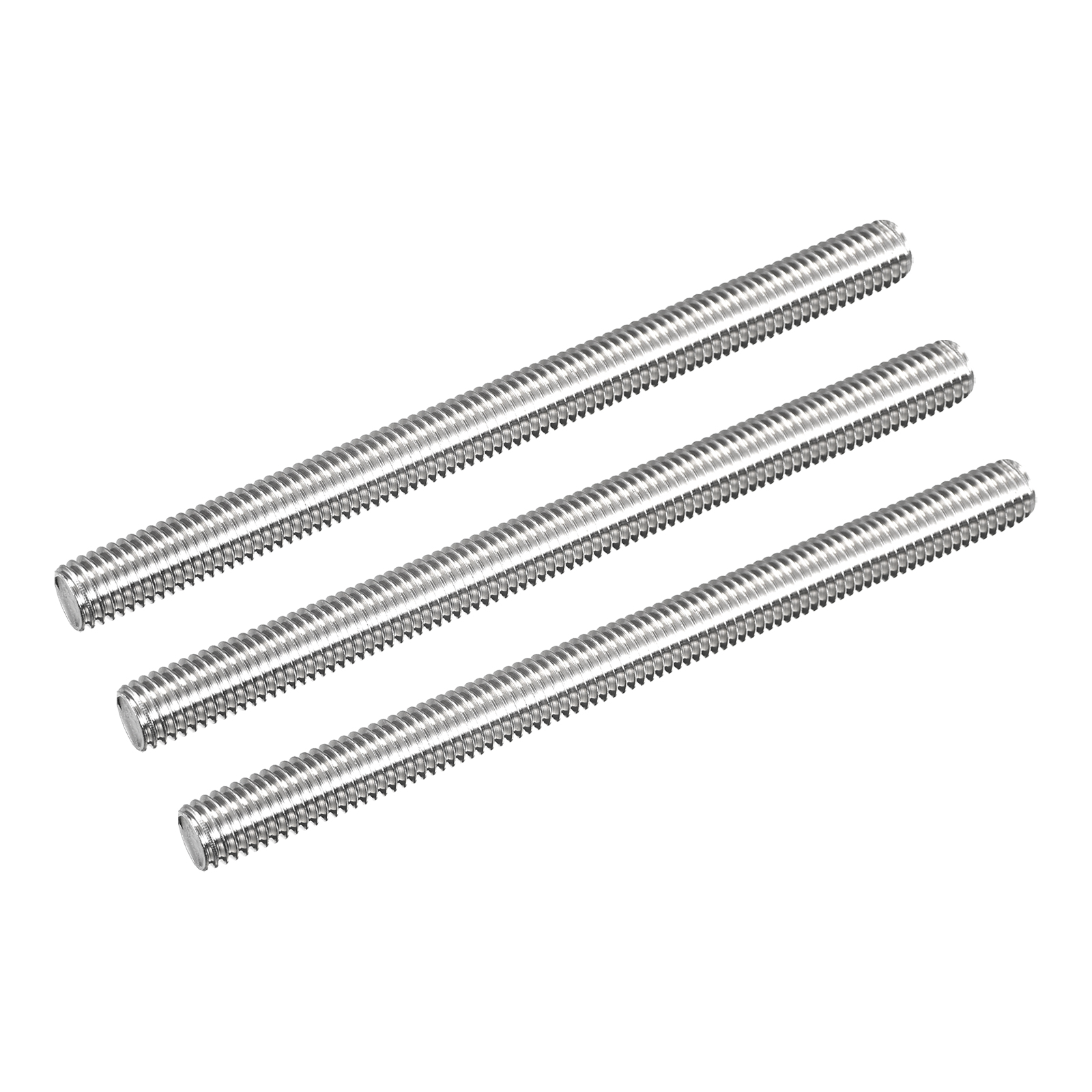 Uxcell Fully Threaded Rod M10 x 130mm 1.5mm Thread Pitch 304 Stainless ...