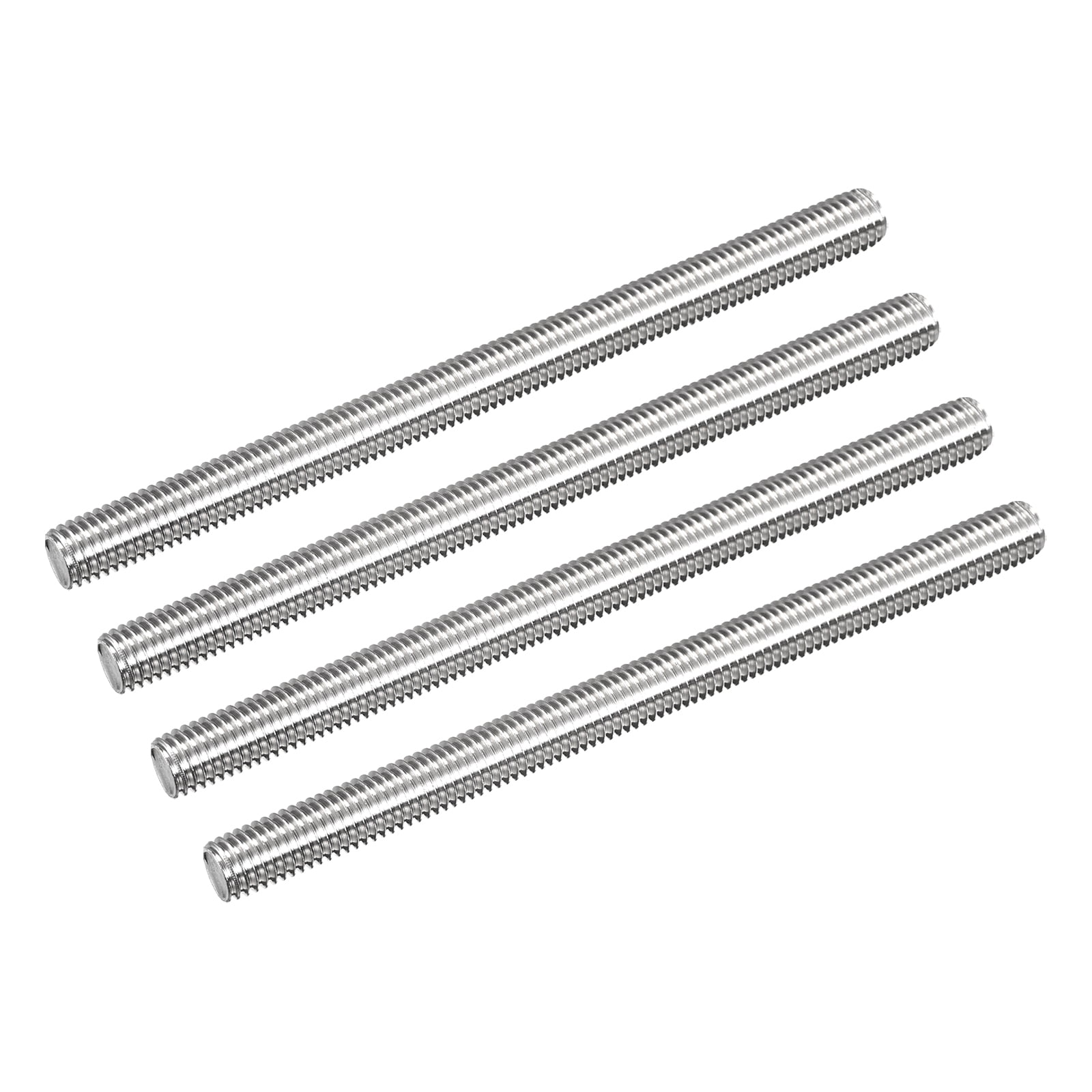 Uxcell Fully Threaded Rod M10 x 150mm 1.5mm Thread Pitch 304 Stainless ...