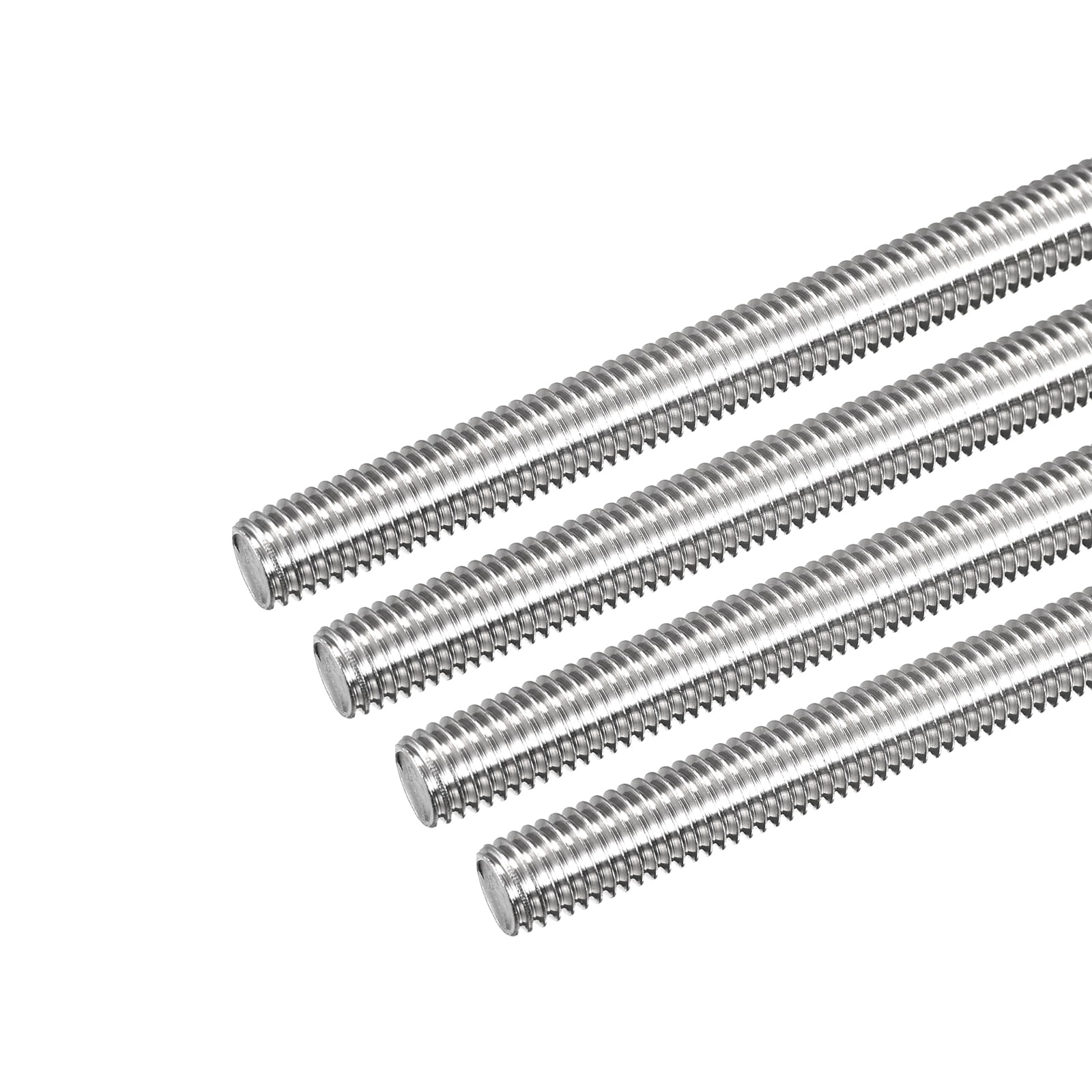 Uxcell Fully Threaded Rod M10 x 190mm 1.5mm Thread Pitch 304 Stainless ...