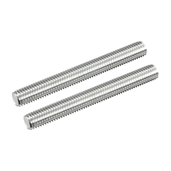 Uxcell Fully Threaded Rod M12 x 100mm 1.75mm Thread Pitch 304 Stainless ...