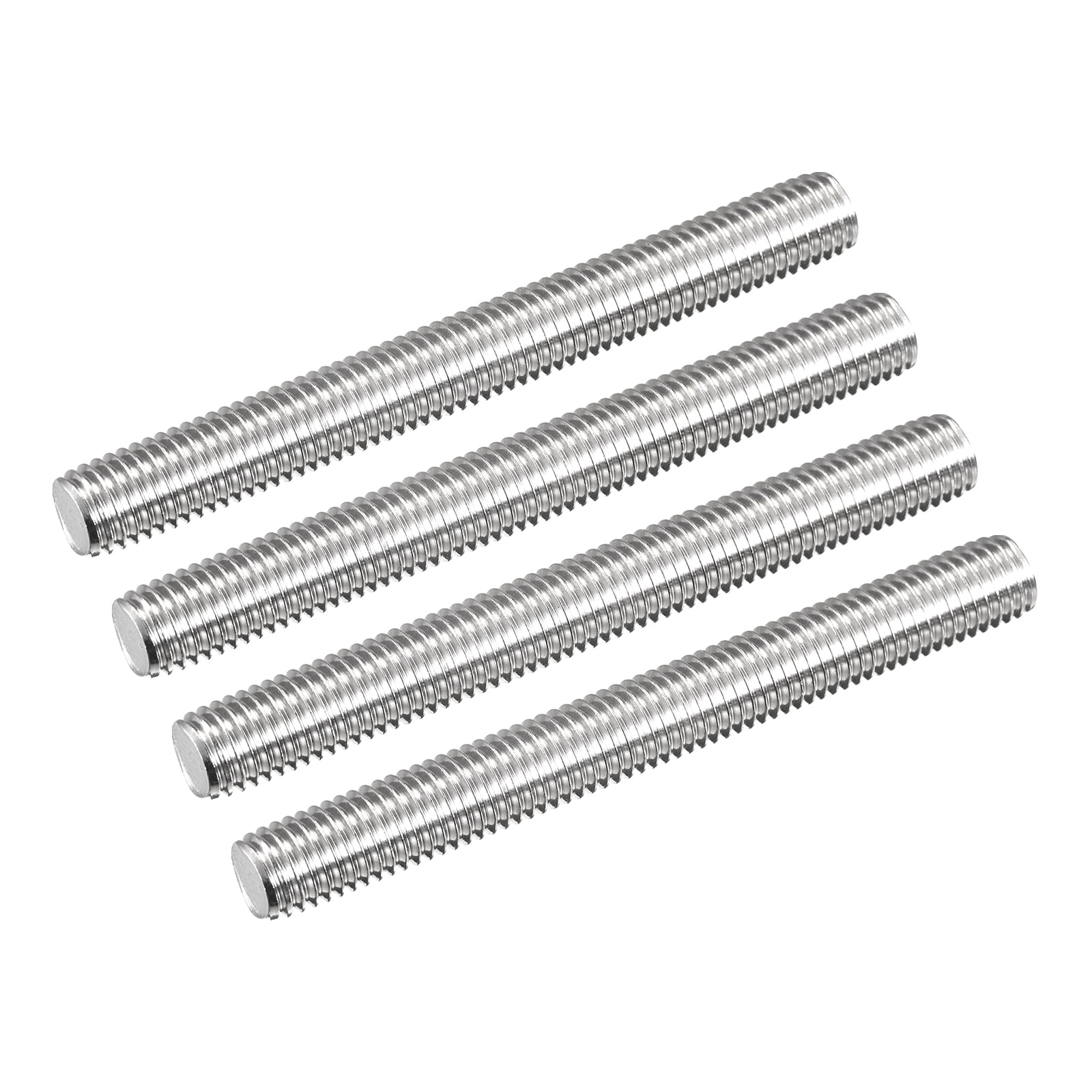 Uxcell Fully Threaded Rod M12 x 110mm 1.75mm Thread Pitch 304 Stainless ...