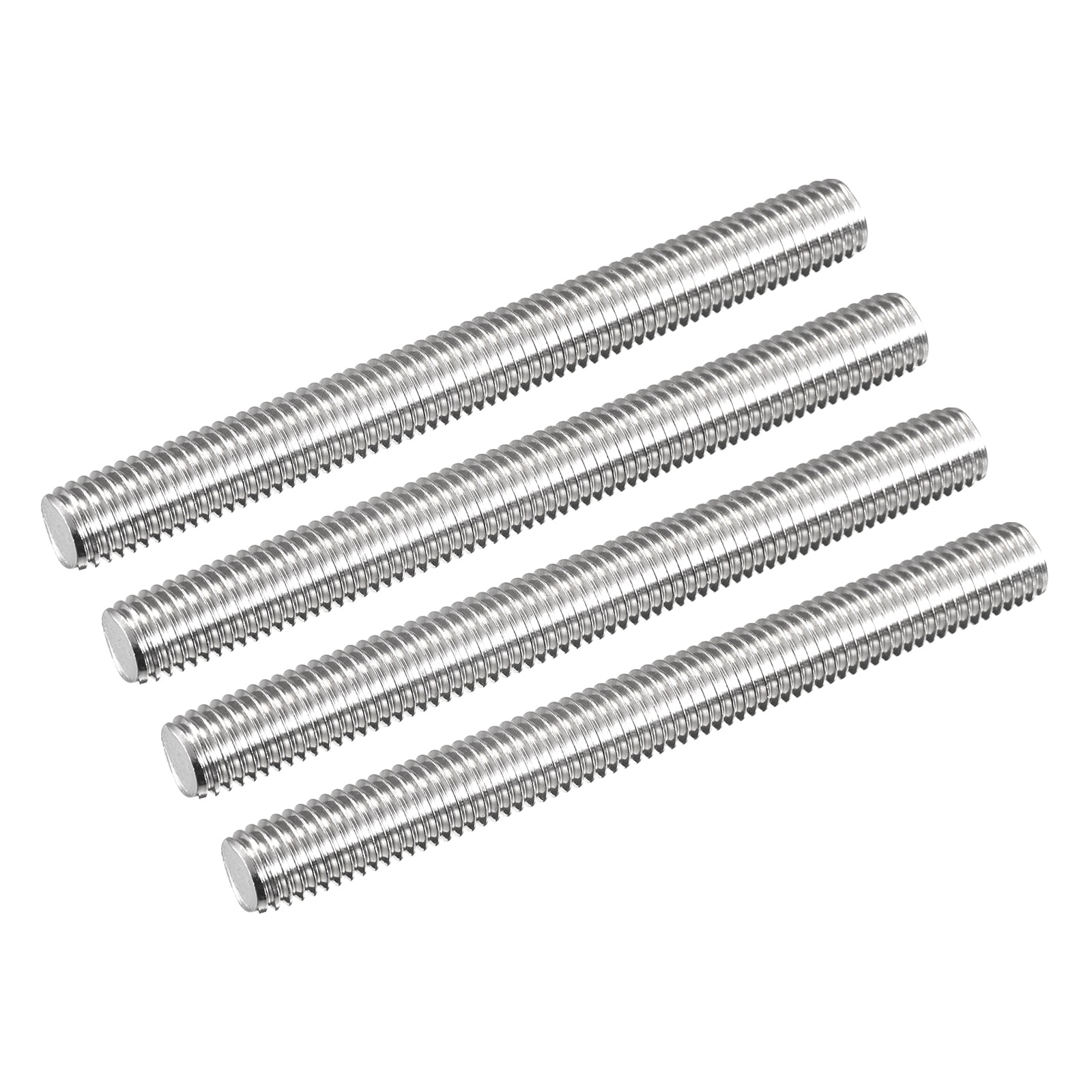 Uxcell Fully Threaded Rod M12 x 120mm 1.75mm Thread Pitch 304 Stainless ...