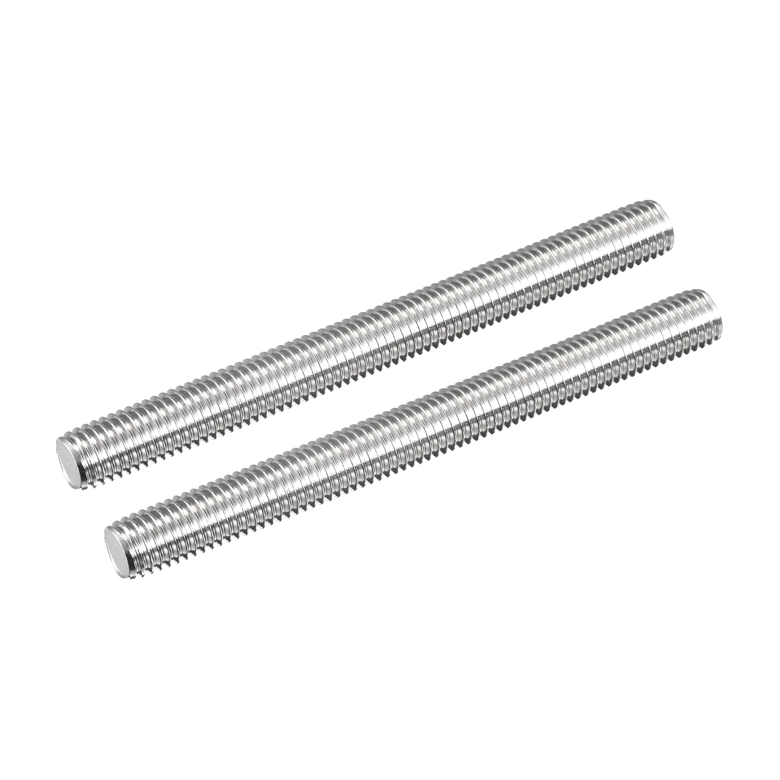 Uxcell Fully Threaded Rod M12 x 130mm 1.75mm Thread Pitch 304 Stainless ...