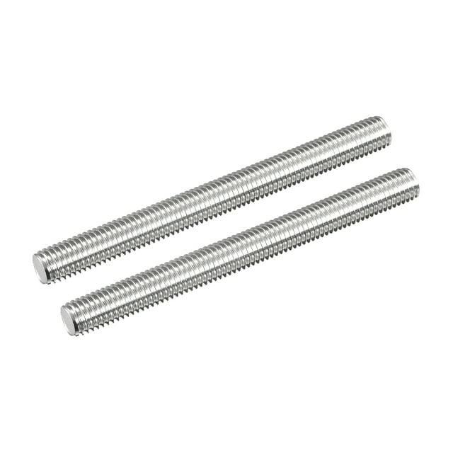 Uxcell Fully Threaded Rod M12 x 130mm 1.75mm Thread Pitch 304 Stainless ...