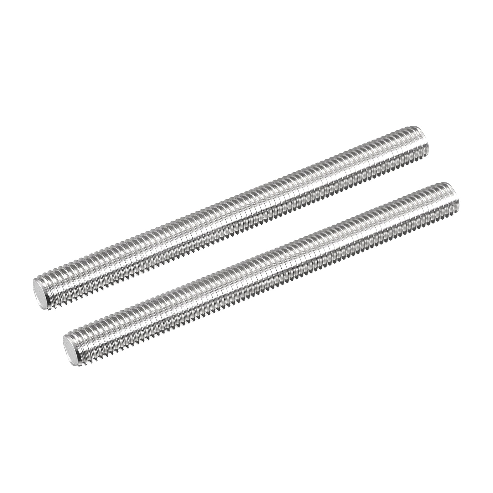 Uxcell Fully Threaded Rod M12 x 140mm 1.75mm Thread Pitch 304 Stainless ...