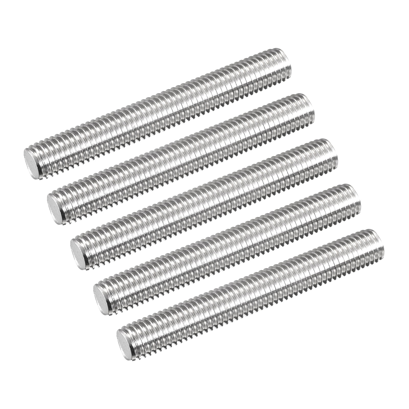Uxcell Fully Threaded Rod M12 x 90mm 1.75mm Thread Pitch 304 Stainless ...