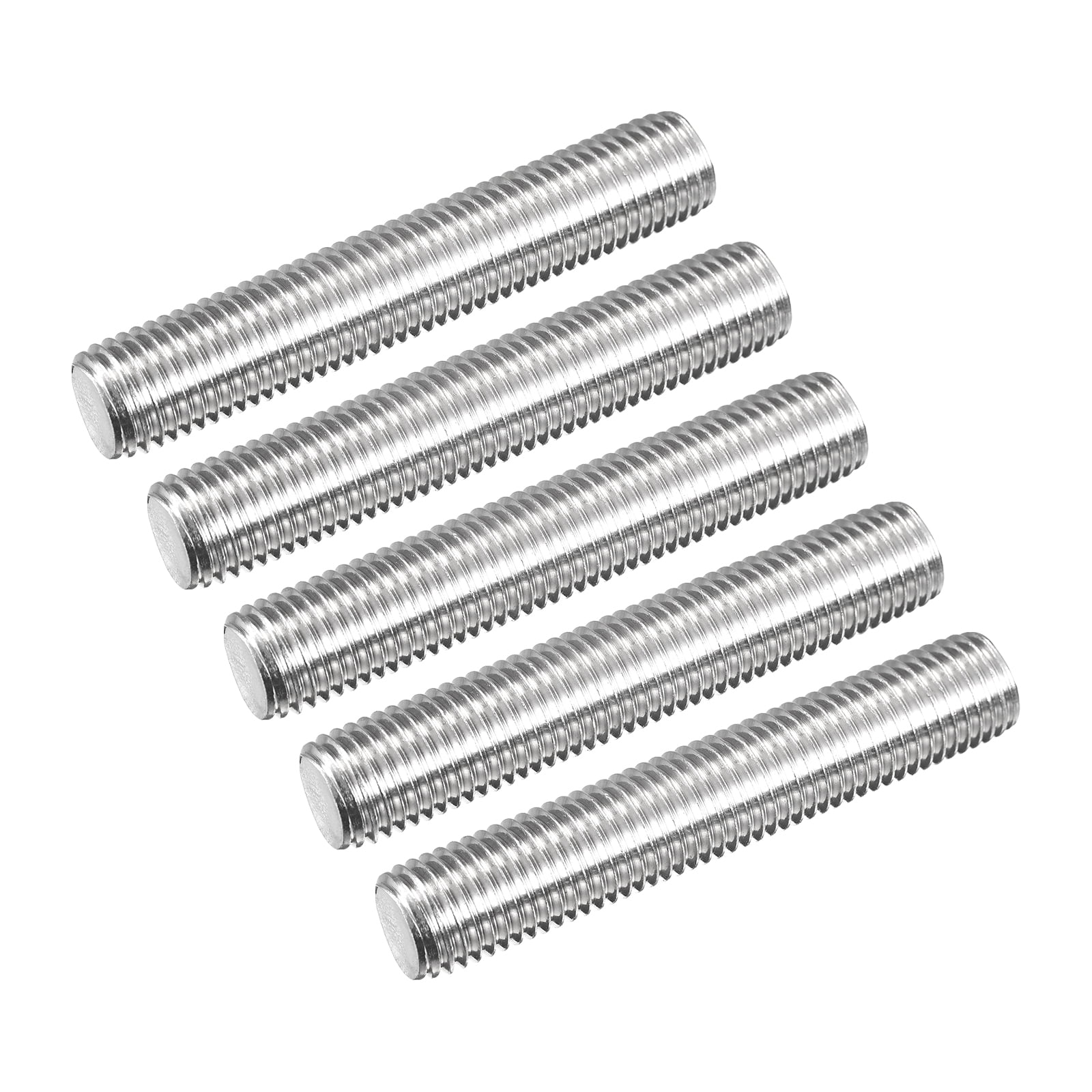 Uxcell Fully Threaded Rod M16 x 90mm 2mm Thread Pitch 304 Stainless ...