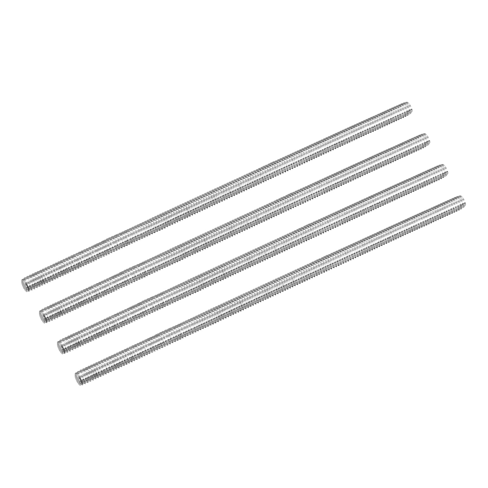 Uxcell Fully Threaded Rod M4 x 110mm 0.7mm Thread Pitch 304 Stainless ...