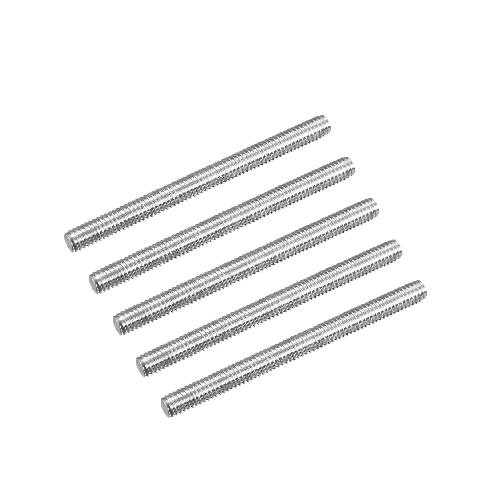 Uxcell Fully Threaded Rod M4 x 45mm 0.7mm Thread Pitch 304 Stainless ...